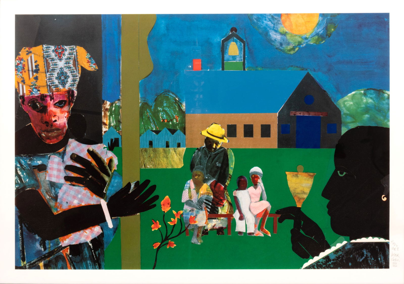 Romare Bearden (american, 1911-1988) Serigraph In Colors On Wove Paper ...