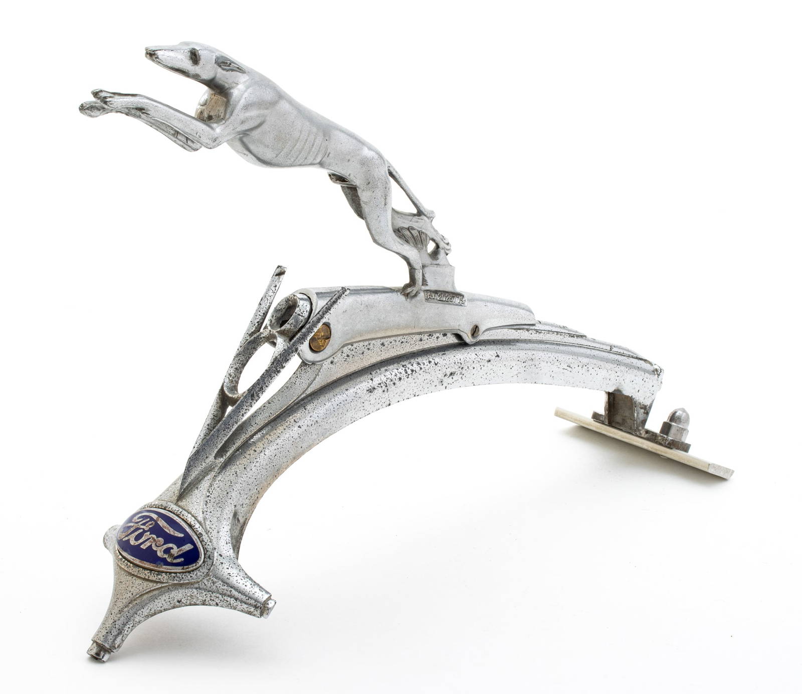 Ford Motor Company Greyhound Motor Mascot, Ca. 1930s, H 9.25" W 3.75" L ...