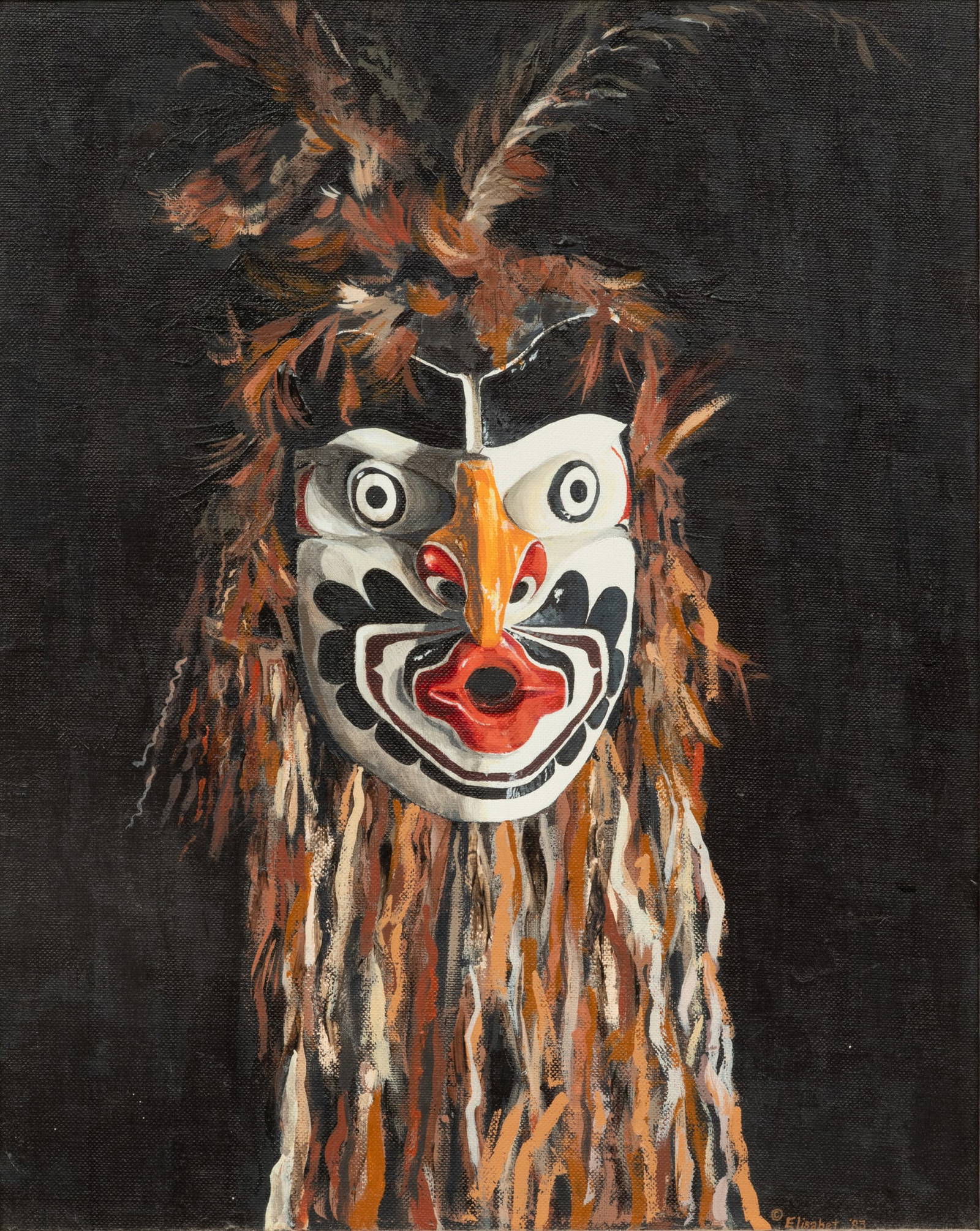 Elisabet Stacy-hurley (icelandic-american, B. 1943) Oil On Canvas Board ...