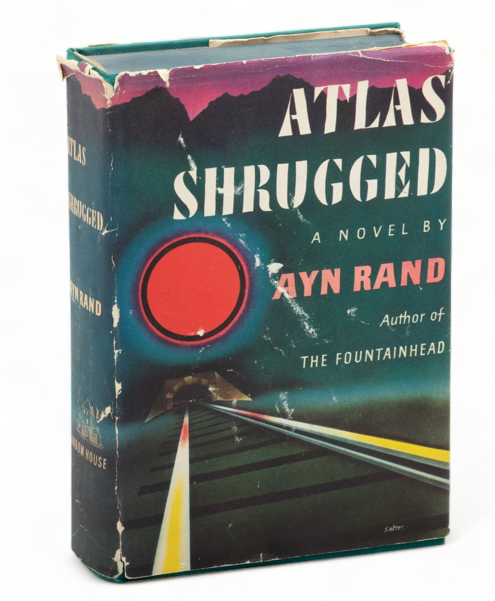 1st Printing, 'atlas Shrugged' By Ayn Rand, 1957, H 8.75" W 2" Depth 6 ...