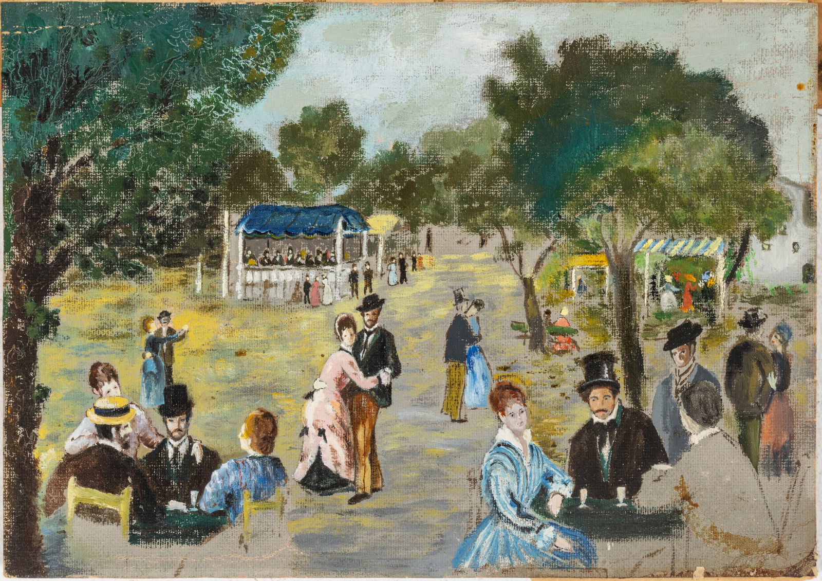 Attributed To Édouard Manet (french, 1832-1883) Pastel And Oil On ...