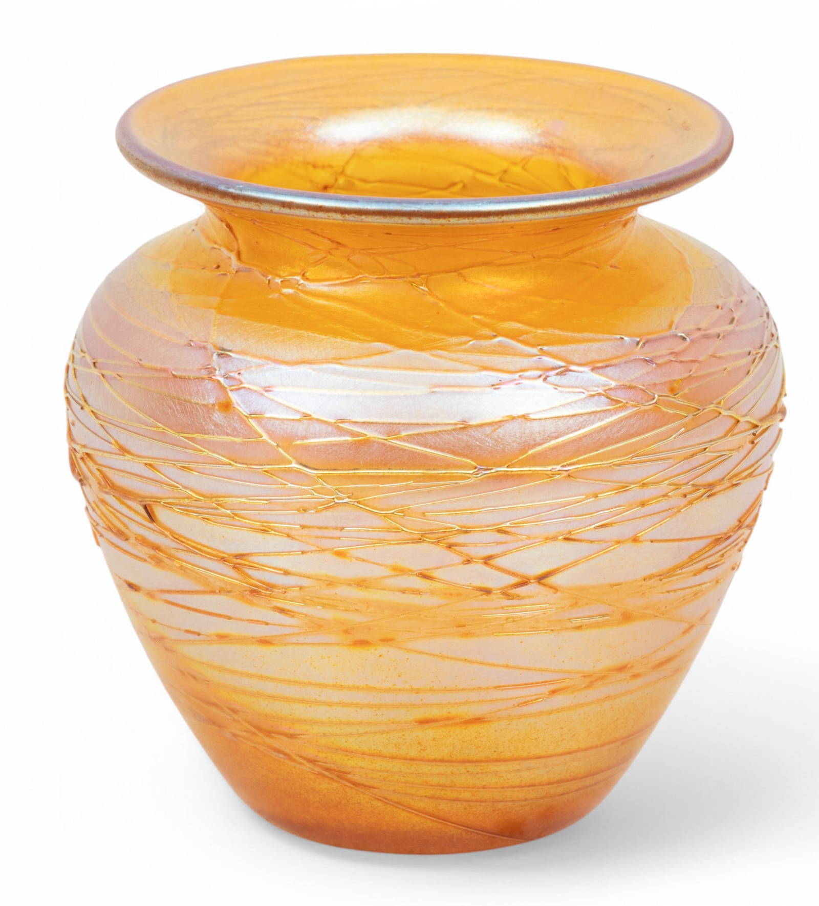 Victor Durand (french/american, 1870-1931) Threaded Gold Iridescent ...