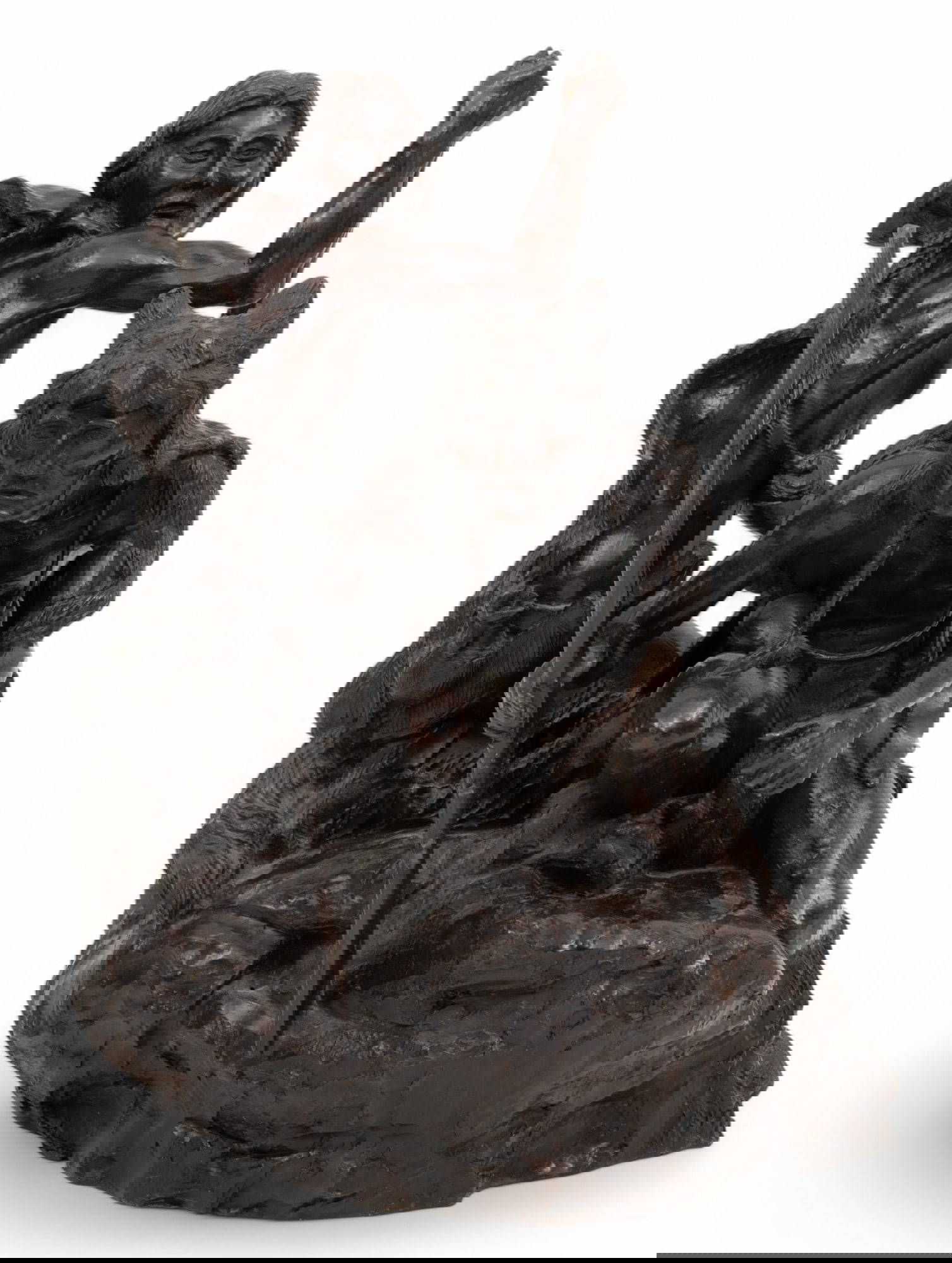 Rusty Phelps (american) Original Bronze Sculpture, Ca. 1975, 'the Hunt ...