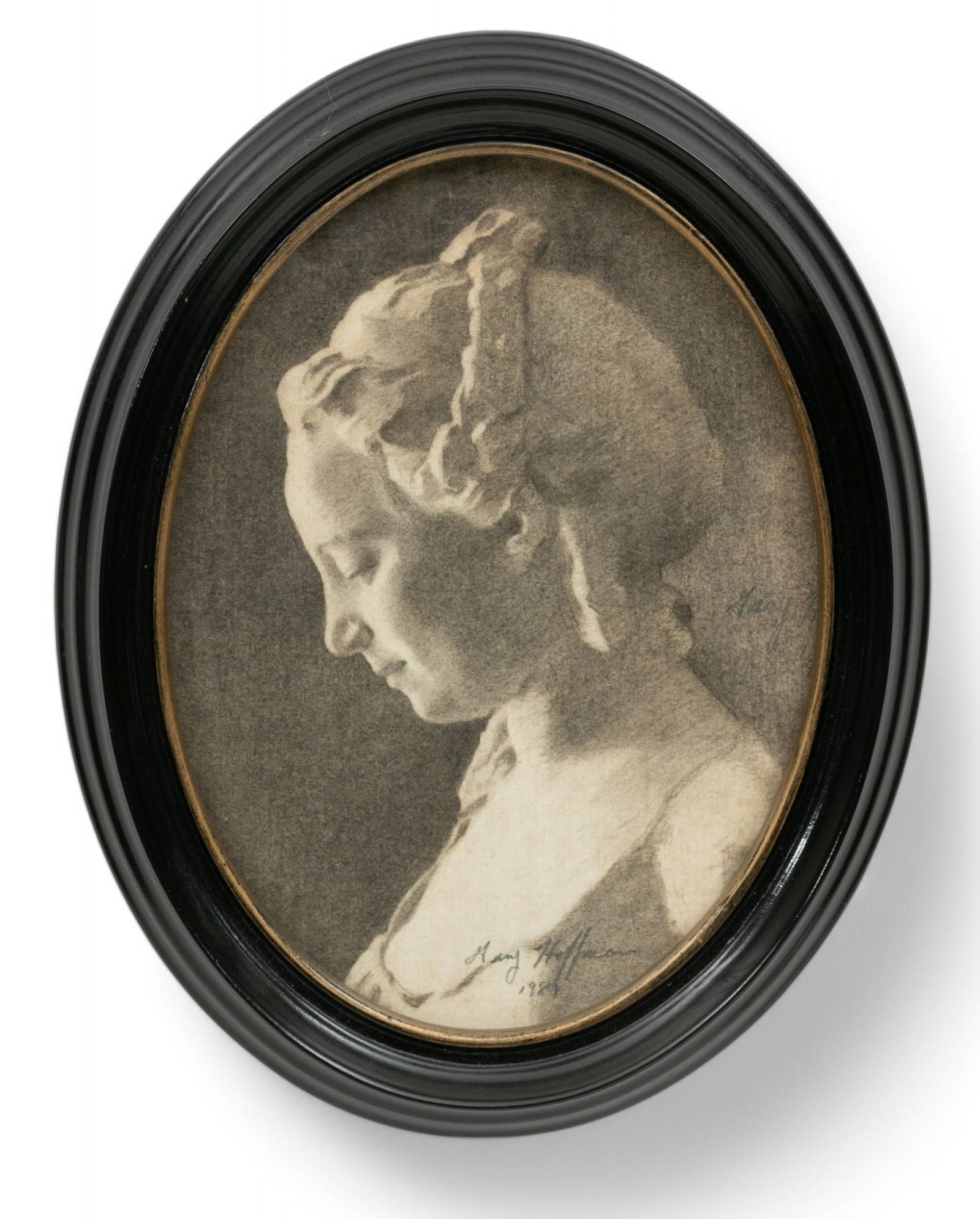 Gary David Hoffmann (american, B. 1947) Charcoal On Paper, 1981 ...