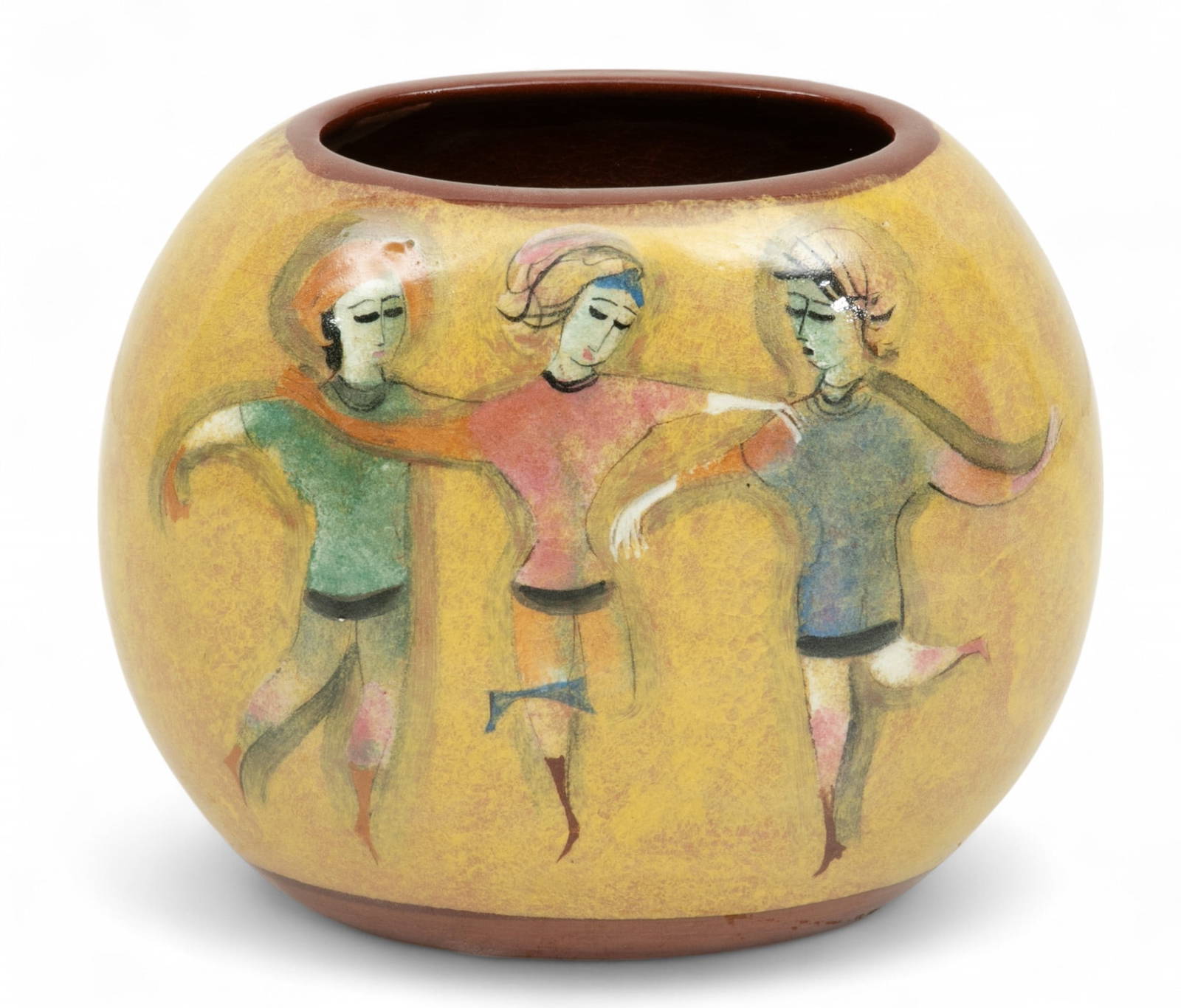 Polia Pillin Pottery (polish/american, 1909-1992) Ceramic Ovoid Vase ...