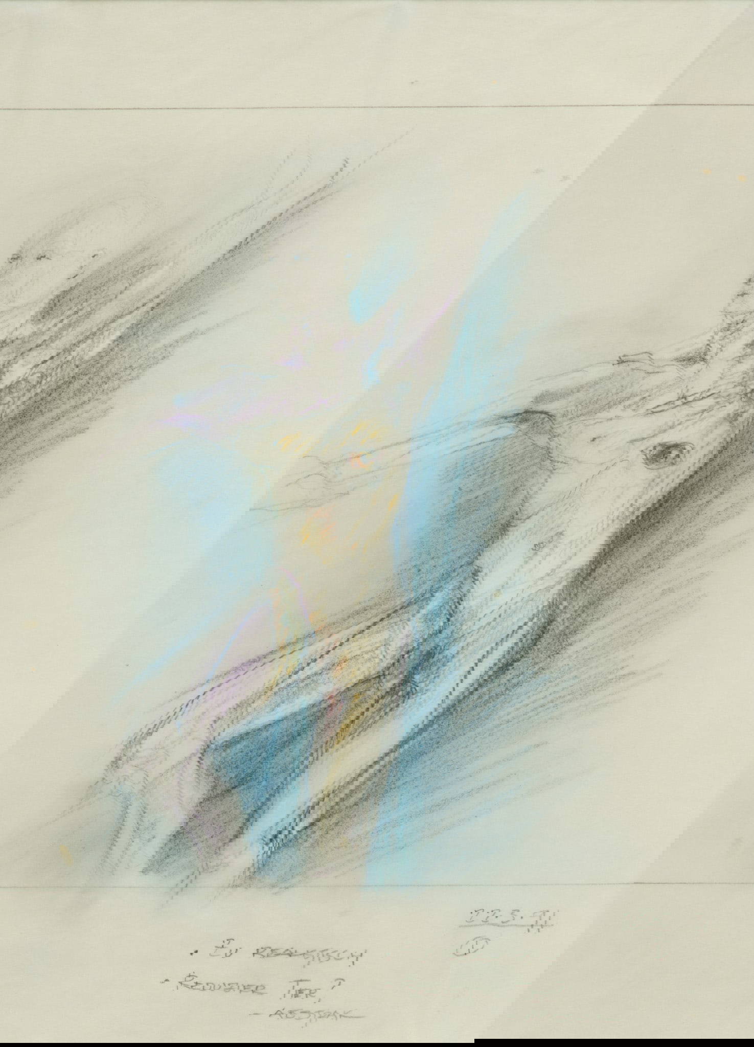 Lenore Jones Drawing H 11" W 8" Auction