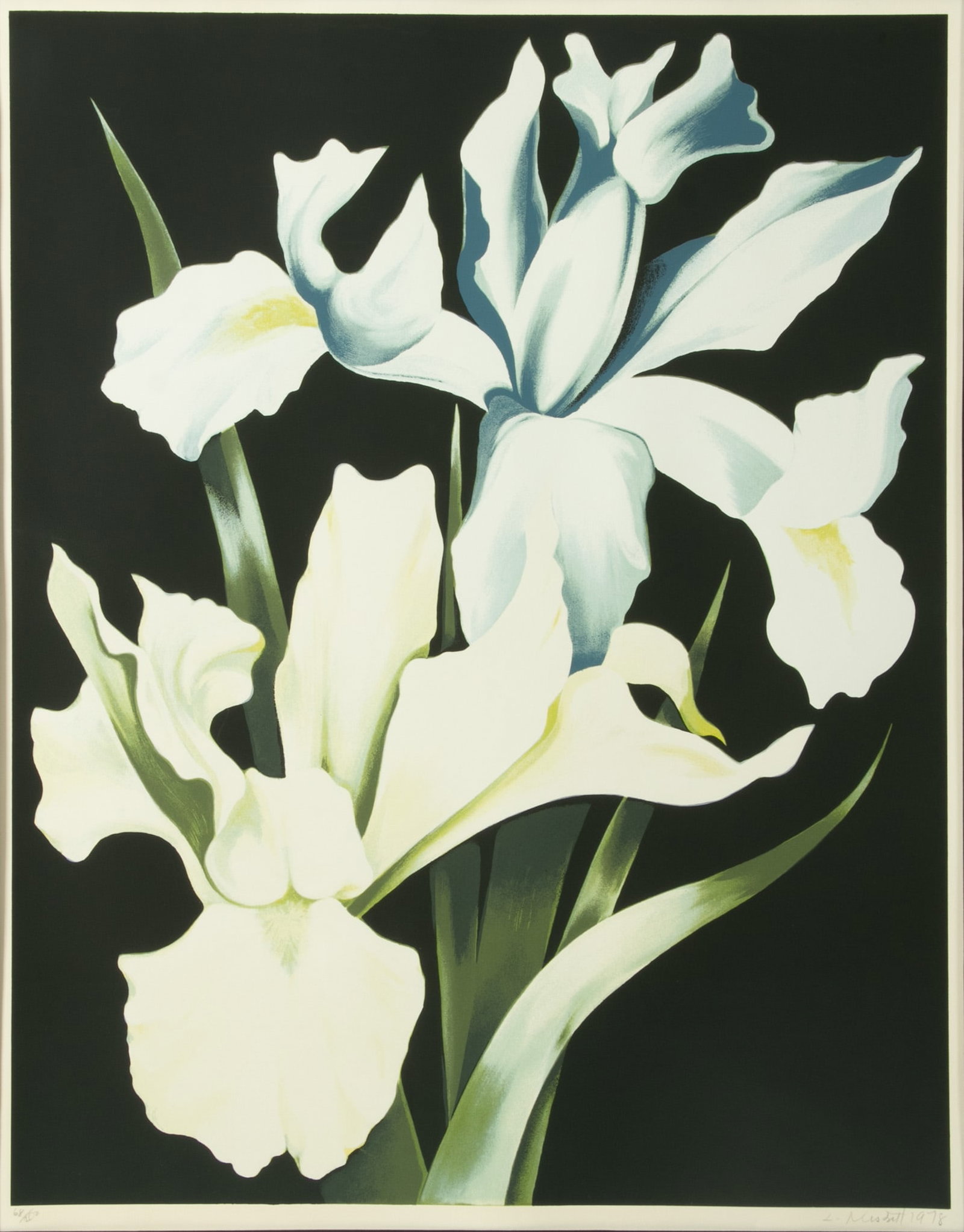 Lowell Nesbitt (american, 1933-1993) Screenprint In Colors On Wove ...