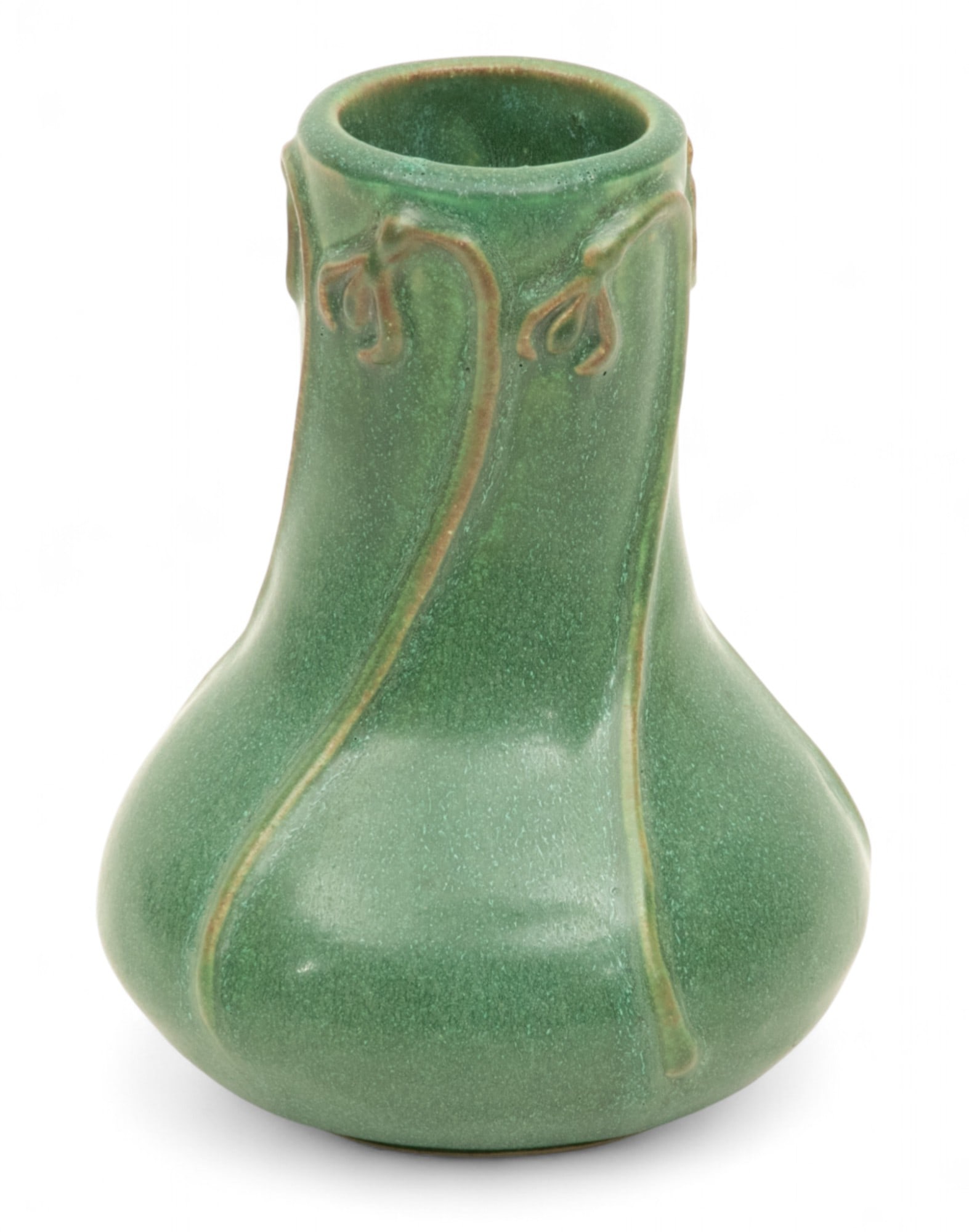 Pewabic Pottery (detroit) Matte Glazed Pottery Vase 'snow Drop', H 6 ...