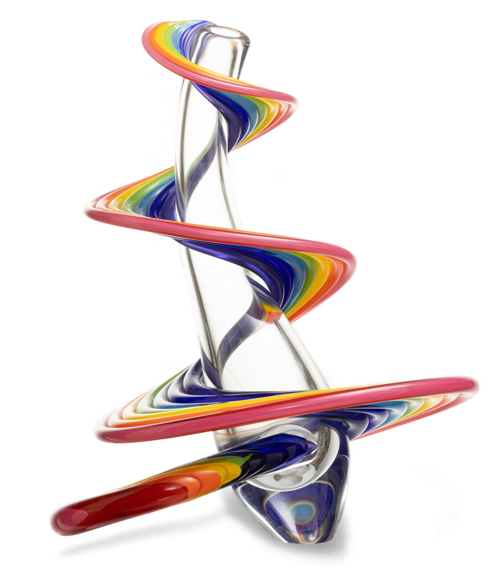 Thomas P. Kelly (american, B. 1967) Rainbow Heechee Art Glass 2001 ...