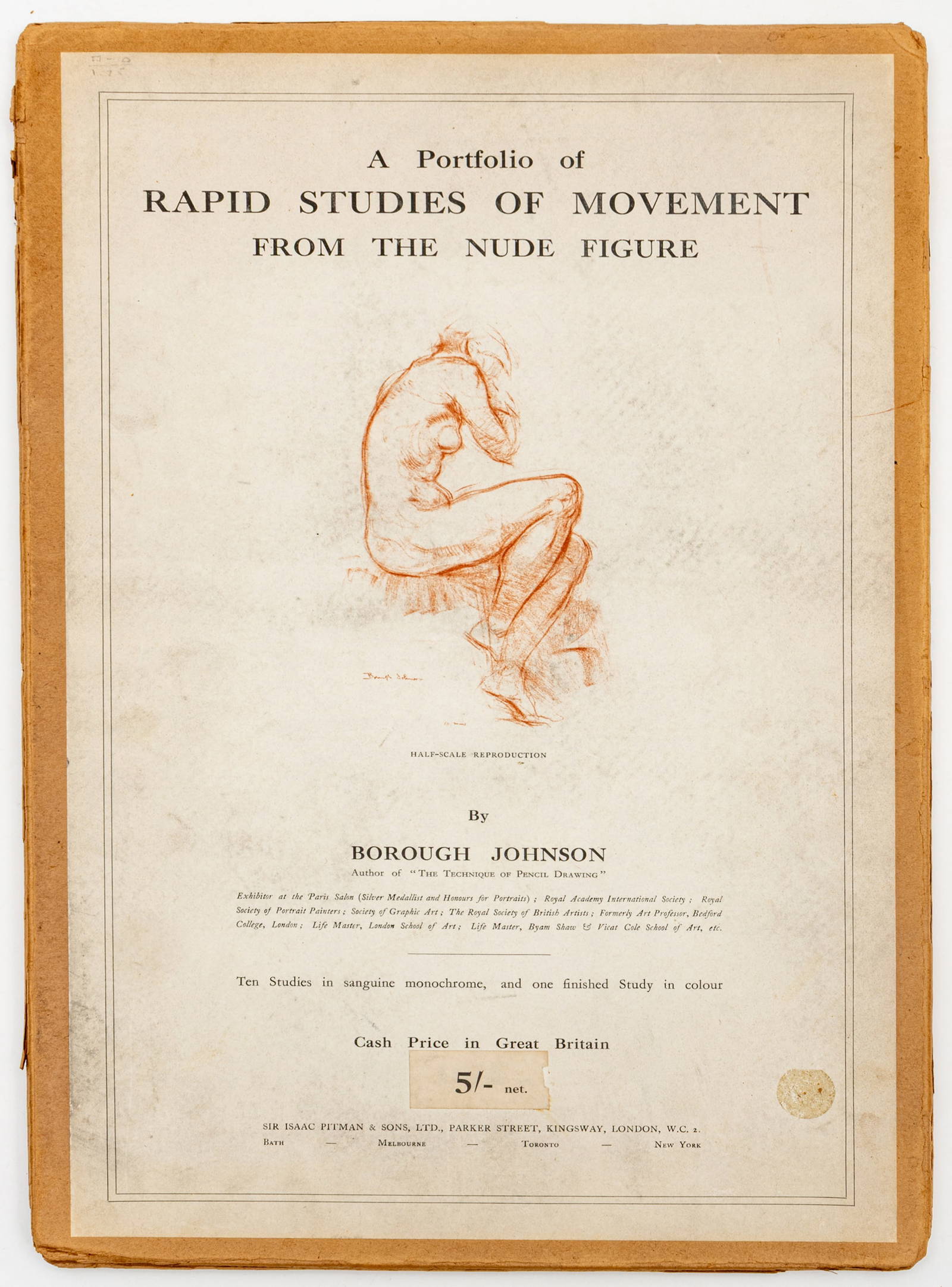 Borough Johnson (british, 1866-1949) 'a Portfolio Of Rapid Studies Of ...