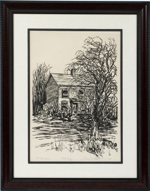 Samuel S. Carter Artist Proof, Old Farm House