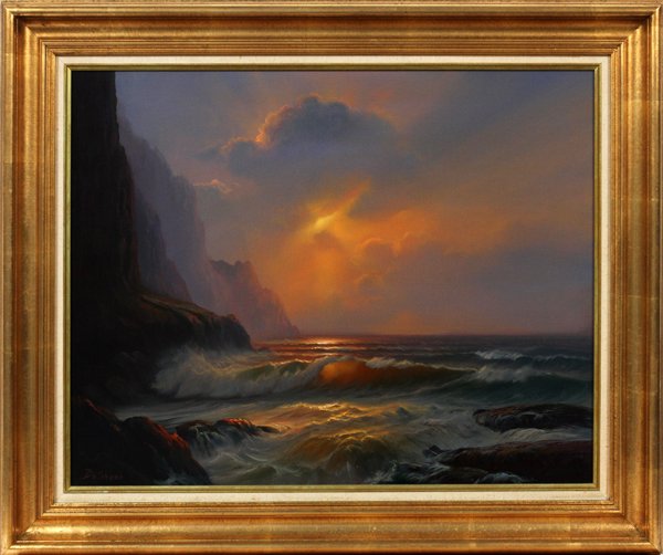 WILLIAM DESHAZO OIL ON CANVAS, COASTAL SCENE - Sep 22, 2013 ...