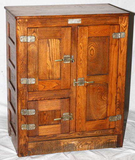 Belding Hall Co. Oak Ice Box
