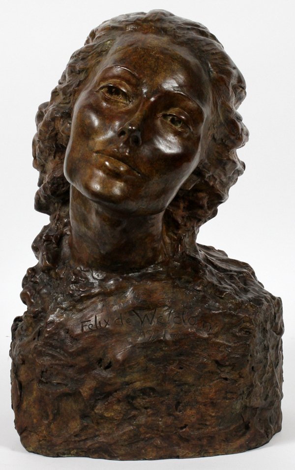 FELIX DE WELDON BRONZE SCULPTURE 1991