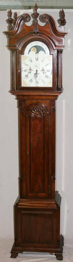 John Goddard Mahogany Grandfather Clock