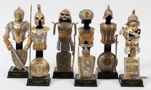 MINI SUITS OF ARMOR GREEK JAPANESE ROMAN EGYPTIAN
