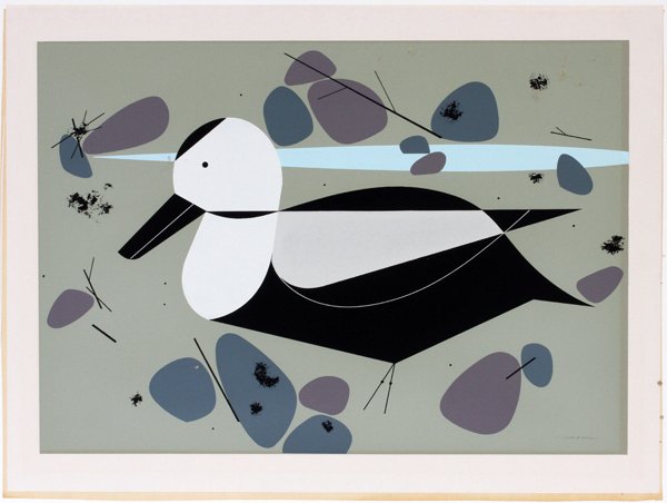 Charley Harper Serigraph Labrador Duck Ford Times