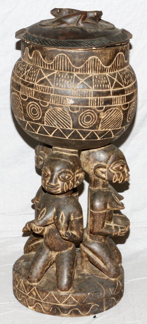 AFRICAN CARVED YORUBA MEDICINE POT NIGERIA - Feb 14, 2014 ...