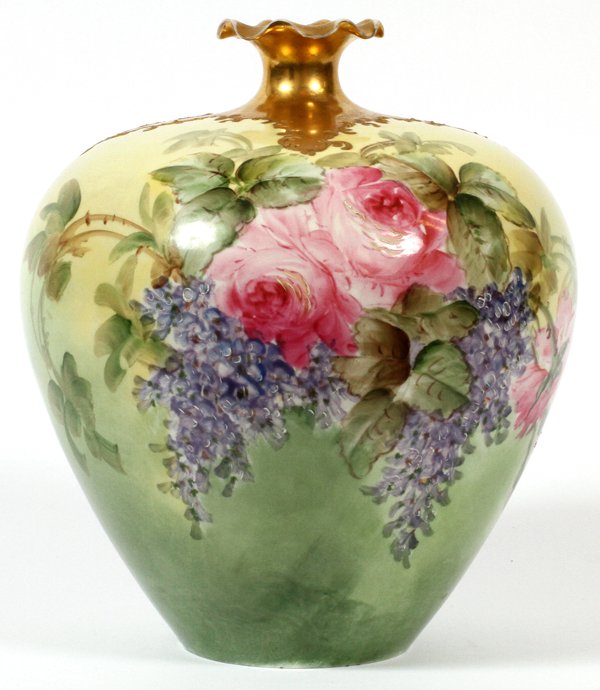 WILLETS BELLEEK PORCELAIN HANDPAINTED BULBOUS VASE - Mar 14, 2014 ...