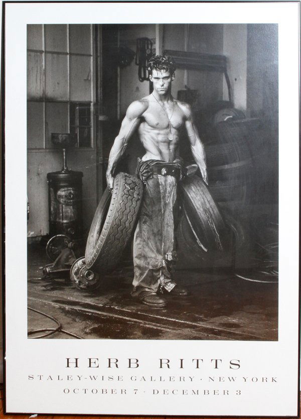 HERB RITTS EXHIBITION POSTER, STALEY-WISE GALLERY