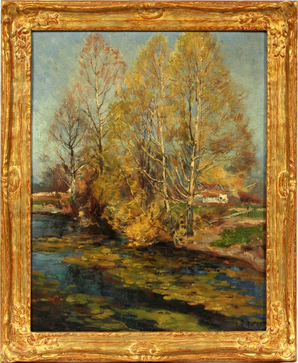 MATHIAS ALTEN OIL ON ARTIST BOARD