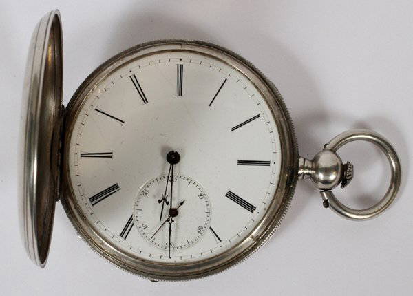 European Silver Key Wind & Key Set Pocket Watch