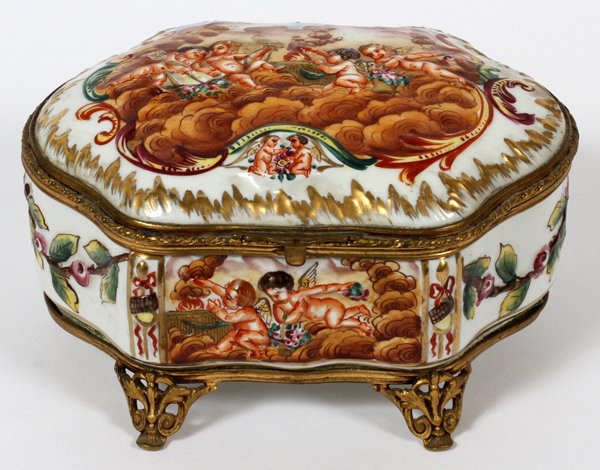 FRENCH CAPO DE MONTE PORCELAIN JEWEL BOX - Jul 18, 2014 | DuMouchelles ...