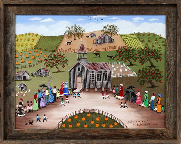 Alice Hines Oil On Canvas 1994