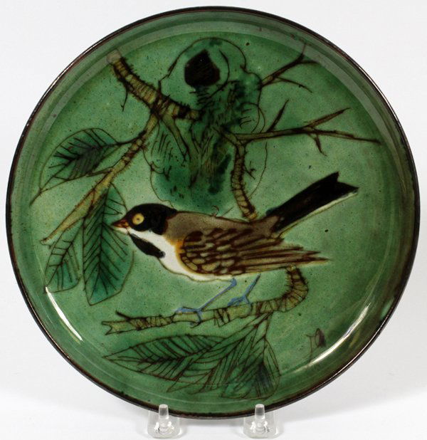 DAVID RAWNSLEY CHELSEA ART POTTERY PLATE