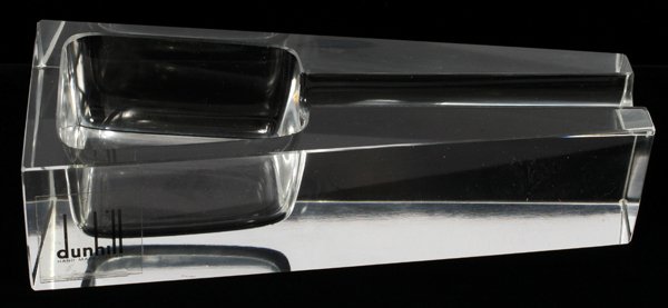 ALFRED DUNHILL GLASS CIGAR ASHTRAY - Nov 14, 2014 | DuMouchelles in MI