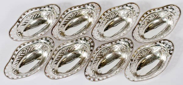 Bailey Banks & Biddle Co Sterling Silver Nut Dishes