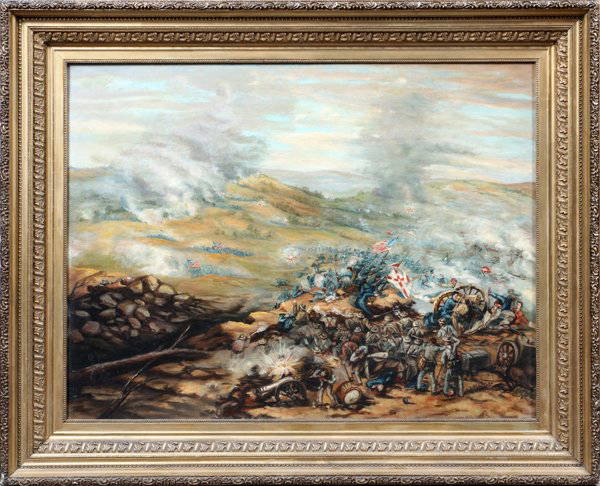 F.l. Kudner American Oil On Canvas 1894