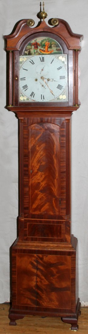 ROBERT PENMAN GRANDFATHER CLOCK C. EARLY 19TH C.