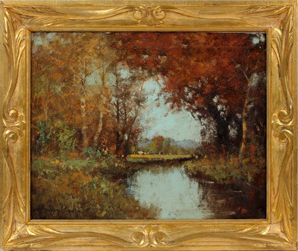 George Thompson Prichard Oil On Canvas