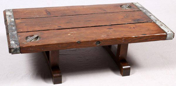 Wwii Liberty Ship Hatch Cover Converted Into Table