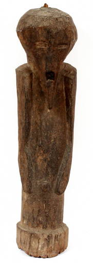Antique Basonga African Carved Wood Figure Antique Basonga African Carved Wood Figure