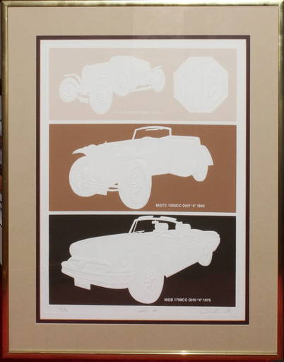 Warren Woodward Embossed Serigraph