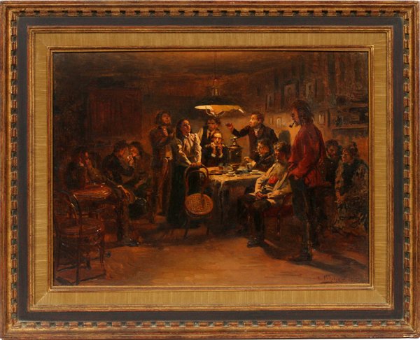 VLADIMIR MAKOVSKY OIL ON CANVAS 1895