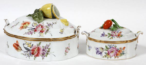 Nymphenburg 'cumberland Rococo' Dish & Box