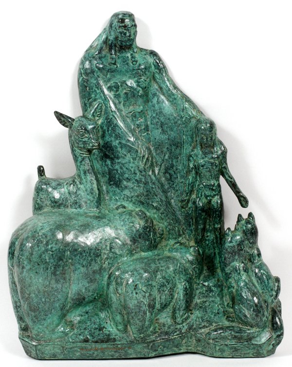 Marshall M. Fredericks Bronze Relief Plaque
