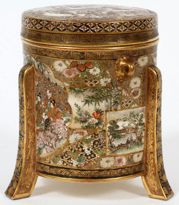 JAPANESE SATSUMA EARTHENWARE BOX, MEIJI PERIOD - Feb 13, 2016 ...