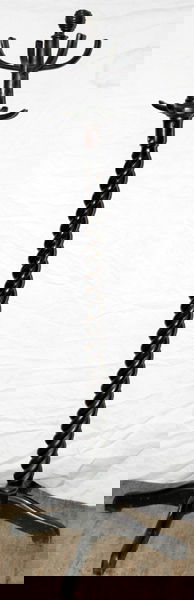 BARLEY TWIST MAHOGANY COAT RACK, H 74'' - Jan 14, 2006 | DuMouchelles in MI