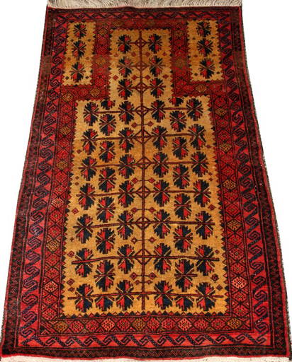 Afghan Baluchistan Prayer Rug