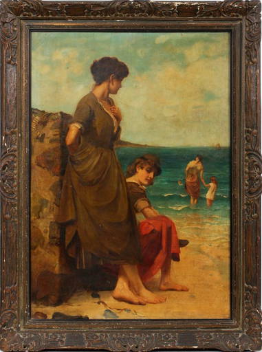 Style Of William Holyoake Oil On Canvas