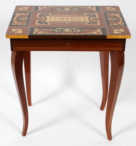 Italian Sorrento Low Table Reuge Music Box