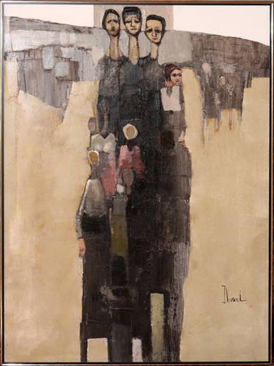 Durand Contemporary Oil On Board 48