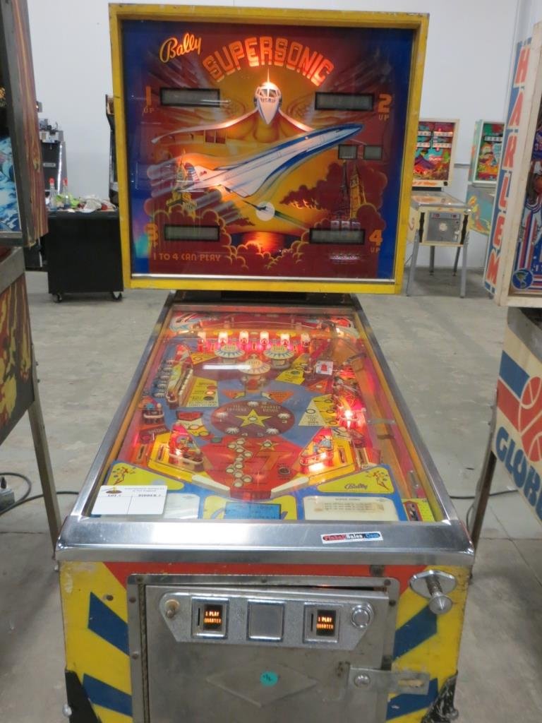 BALLY SUPERSONIC PINBALL