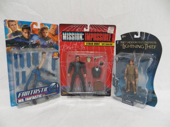 Set Of 3 Movie Character Action Figures