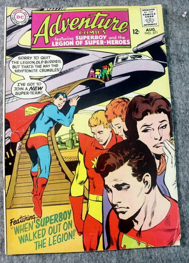 Original Dc Comic No. 371 Adventure Comics 12 Cent