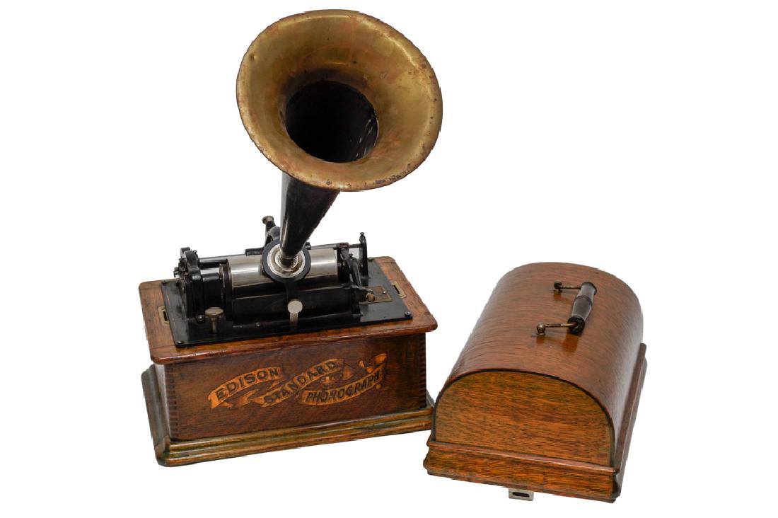 Edison Amberola Home Phonograph Cylinder Music Box